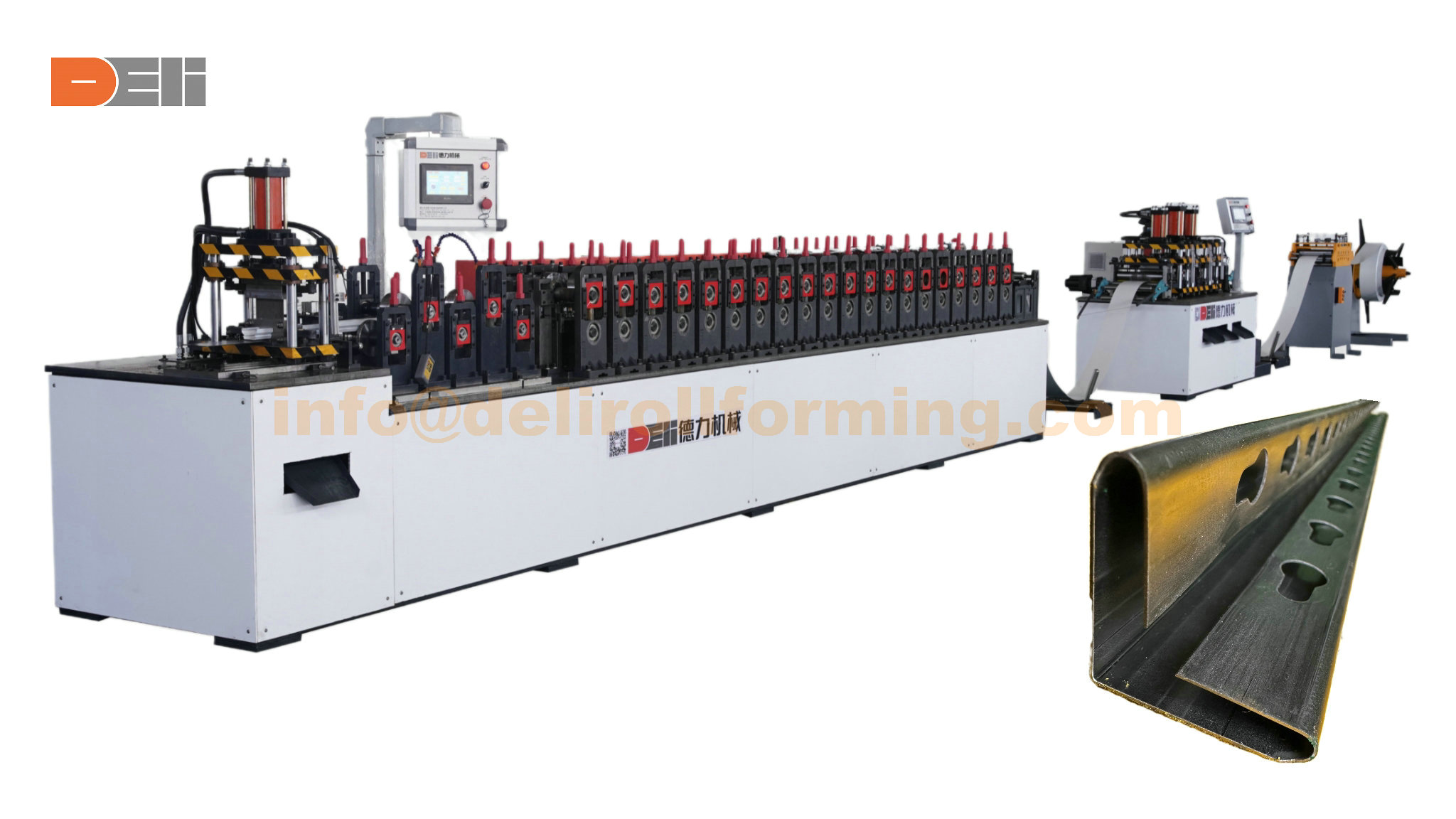 Shelf Beam Roll Forming Machine - Deli Machinery
