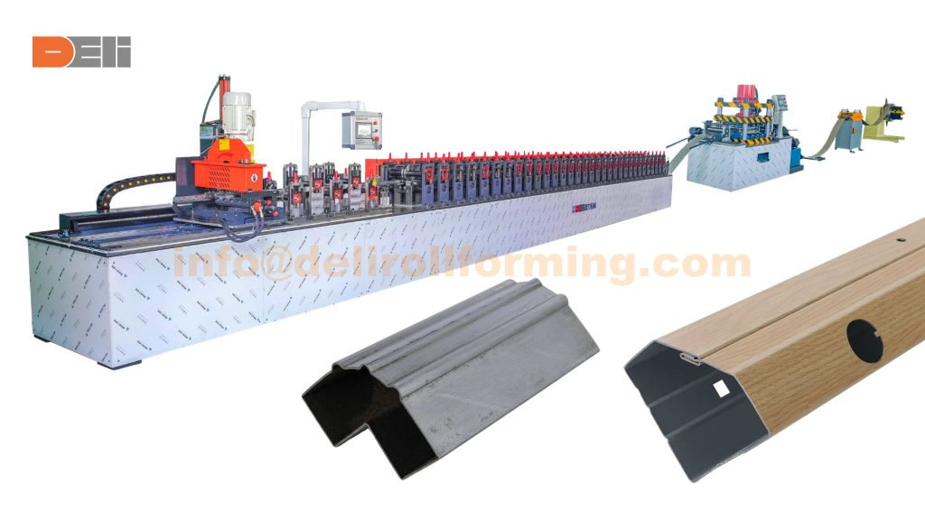 Closed-End Upright Roll Forming Machine for Bed Frame - DELI