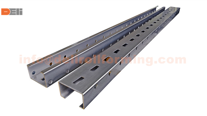 Shelf Upright C Channel Roll Forming Machine - Deli Machine
